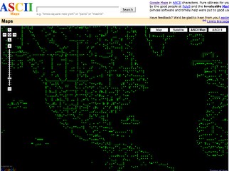 Google Maps converted to ASCII art - Boing Boing