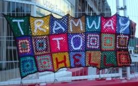 Yarn bomb transit protest in Edinburgh - Boing Boing