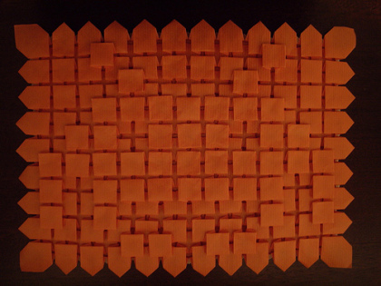 Origami tesselated Space Invader - Boing Boing