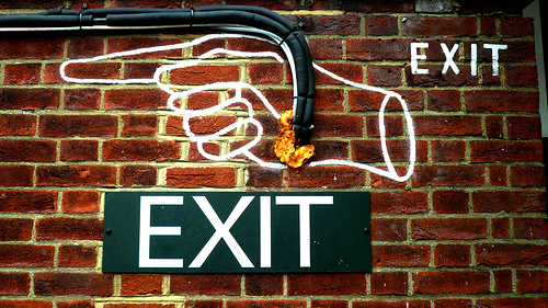 London Zoo exit sign - Boing Boing