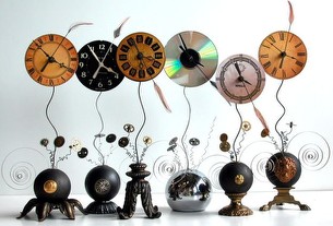 Six small Roger Wood clocks - Boing Boing