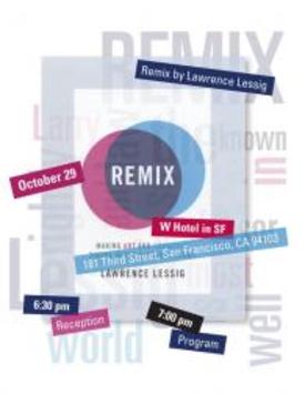 Launch for Lessig's new book Remix, San Francisco, Oct 29 - Boing Boing