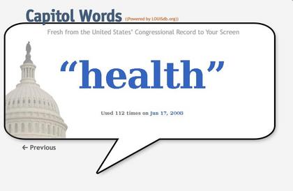 Daily Congressional debate in one word - Boing Boing