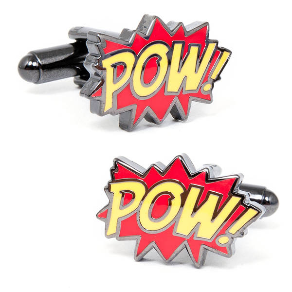 POW! cufflinks - Boing Boing