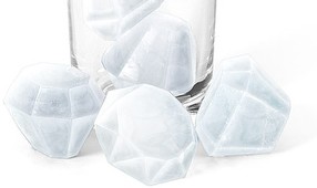 Ice-cubes shaped like giant diamonds - Boing Boing