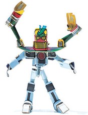 Kid's paper robots spawn Japanese toy franchise - Boing Boing