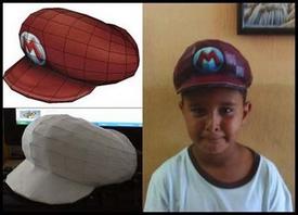 Papercraft Mario hat - Boing Boing