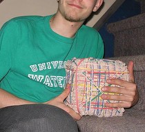 Cube made from rubber bands - Boing Boing