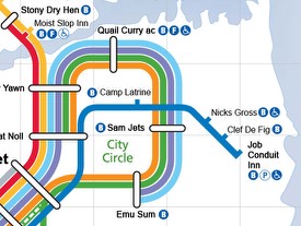Anagram transit maps for NY/NJ PATH, Sydney | Boing Boing