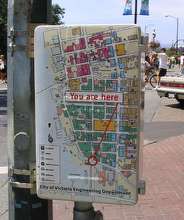 Utility pole boxes as tourist maps - Boing Boing