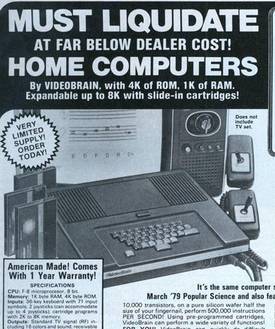 Ad for VideoBrain computers from 1979 - Boing Boing